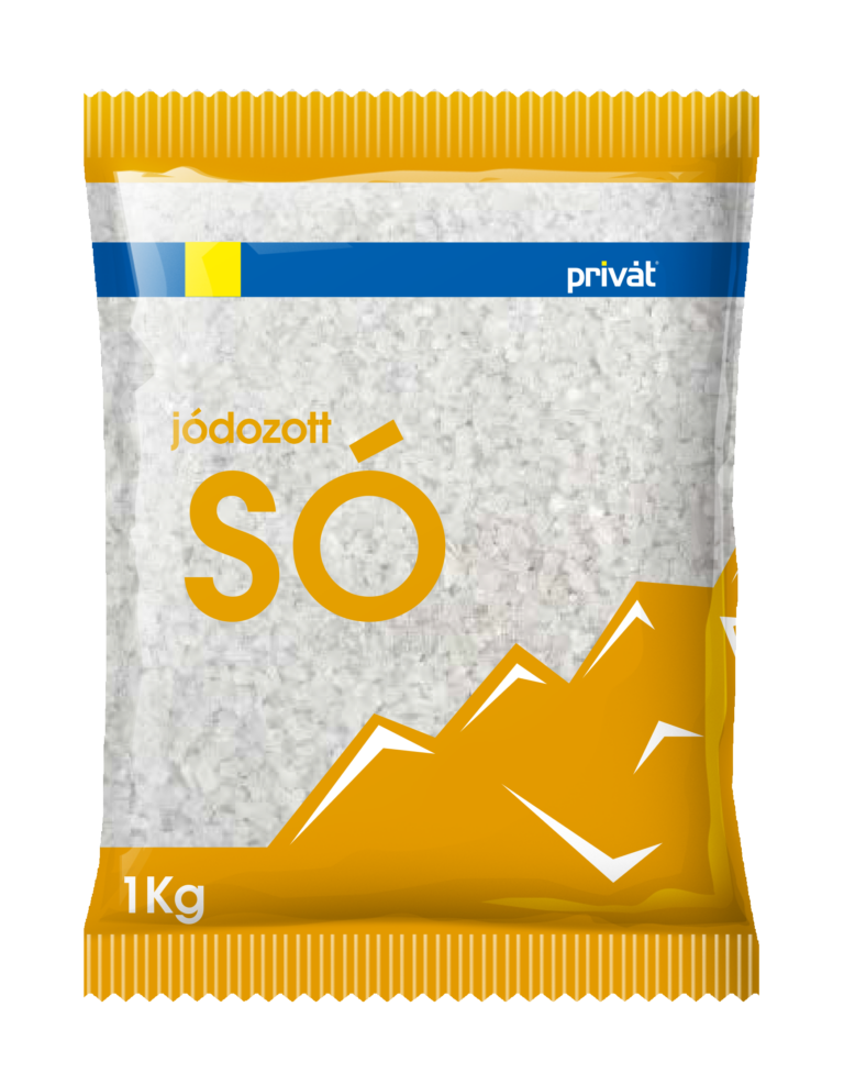 Jódozott só 1kg - Privát élelmiszer